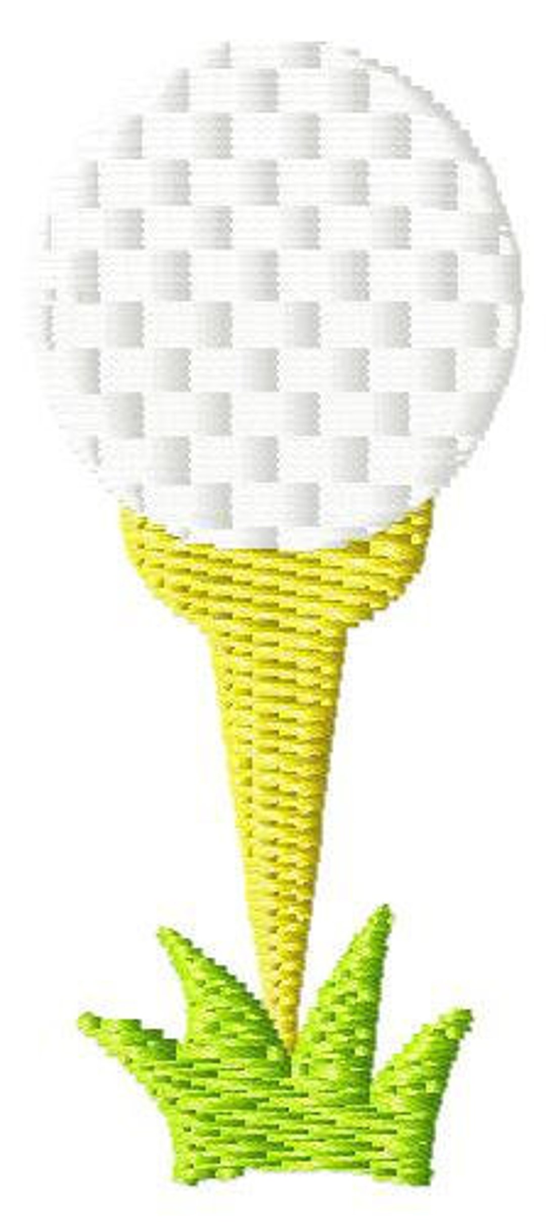 Golf Tee Mini Machine Embroidery Design - Etsy