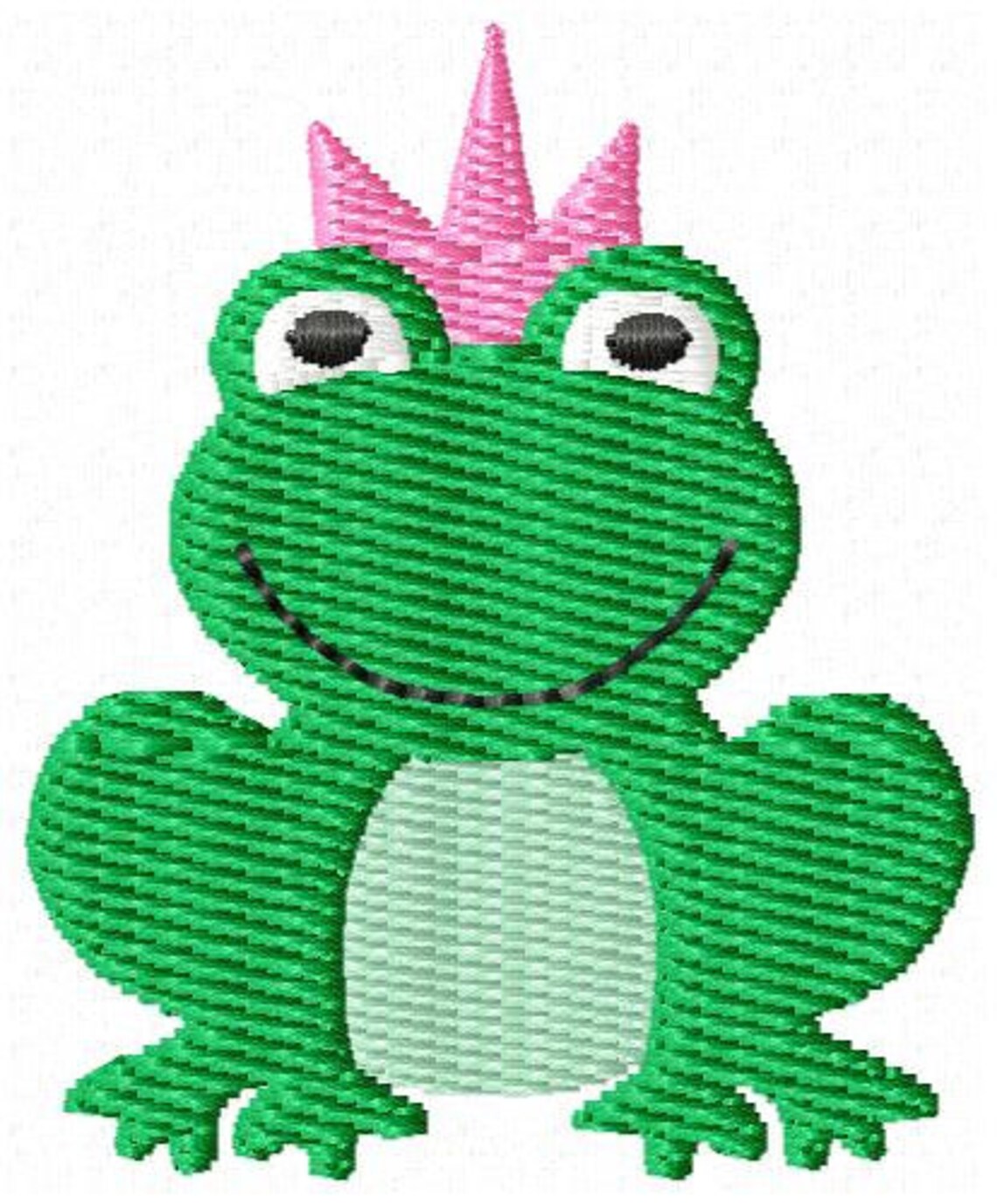 Princess Frog Mini Machine Embroidery Design - Etsy