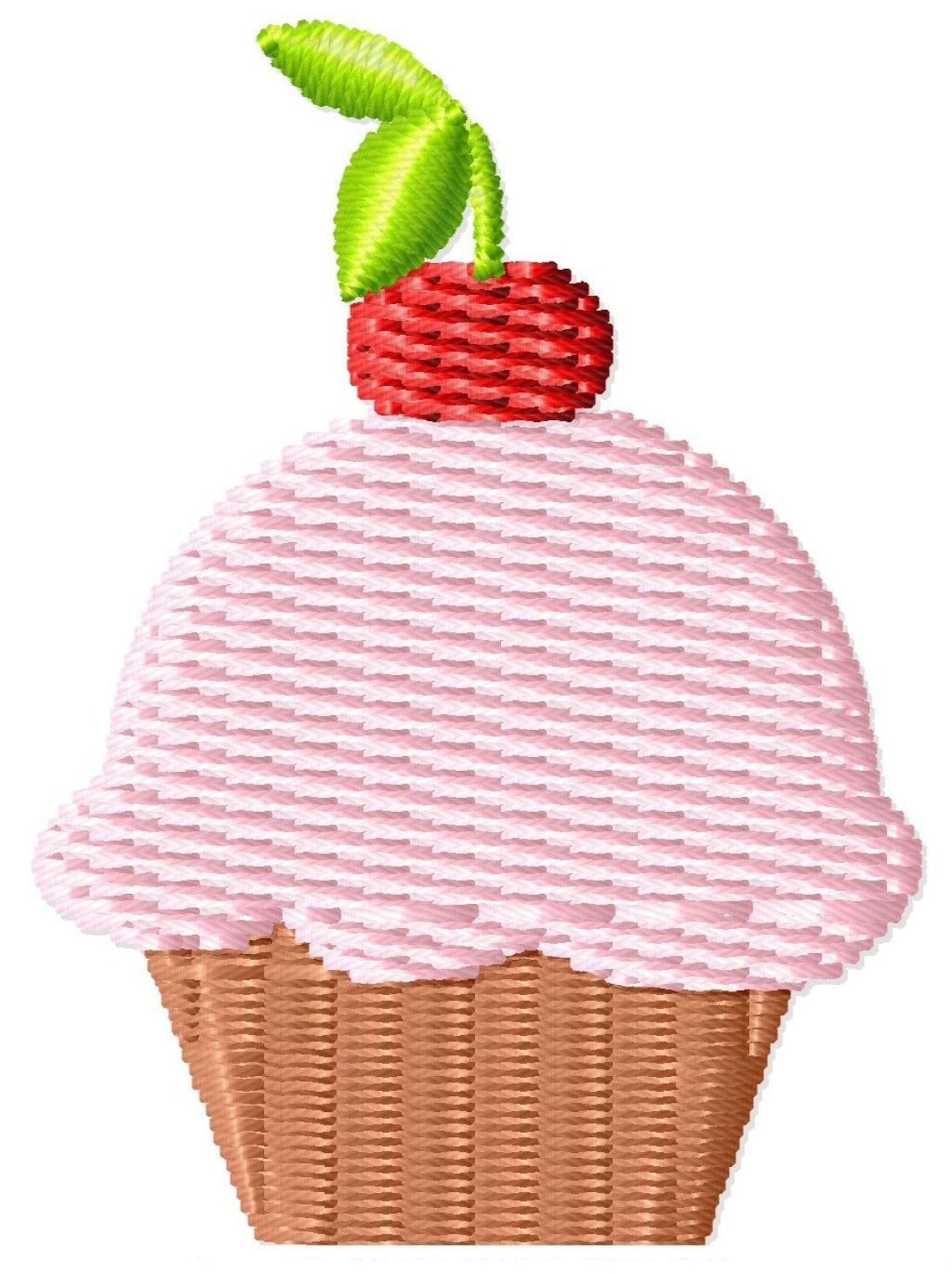Cherry Cupcake Machine Embroidery Design Mini - Etsy