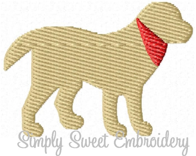 Labrador Retriever Puppy Machine Embroidery Mini Design - Etsy