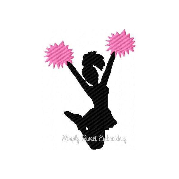 Cheerleader Applique - Etsy