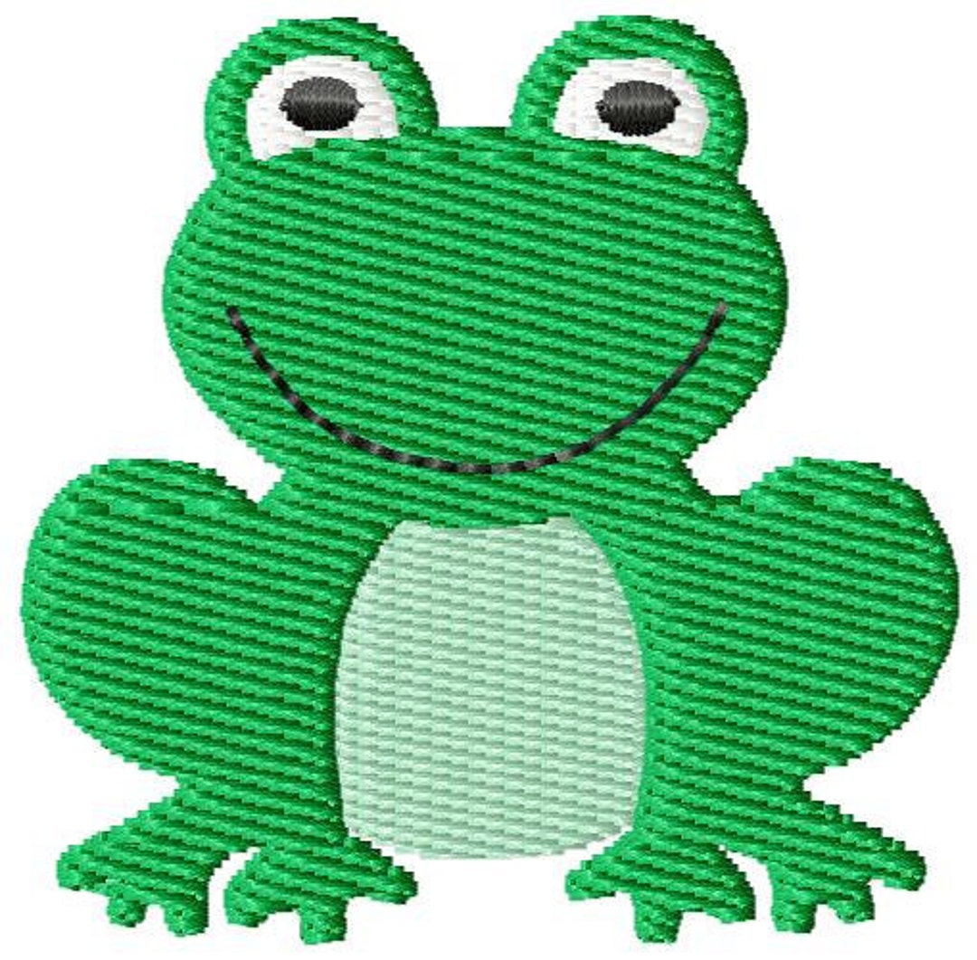 Frog 2 Mini Machine Embroidery Design - Etsy