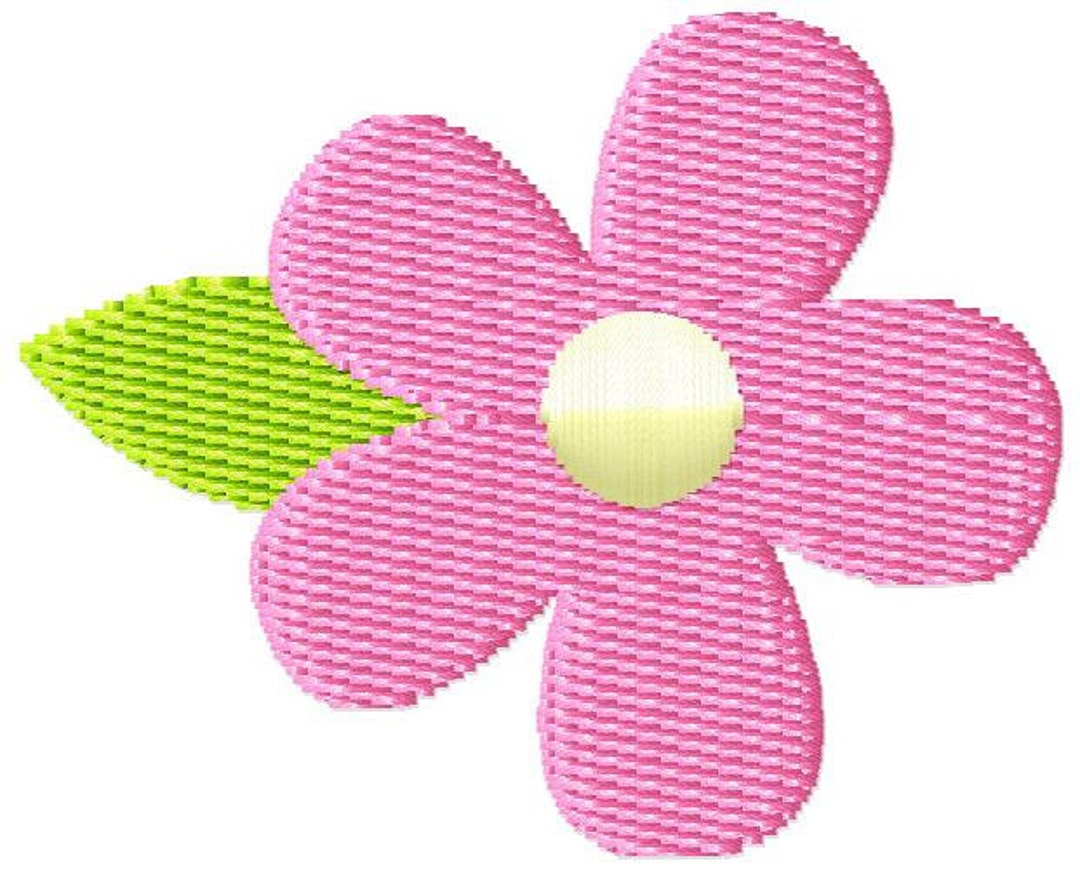Flower 2 Mini Machine Embroidery Design - Etsy