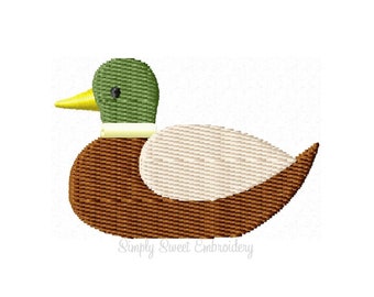 Mini Mallard Machine Embroidery Design - Etsy