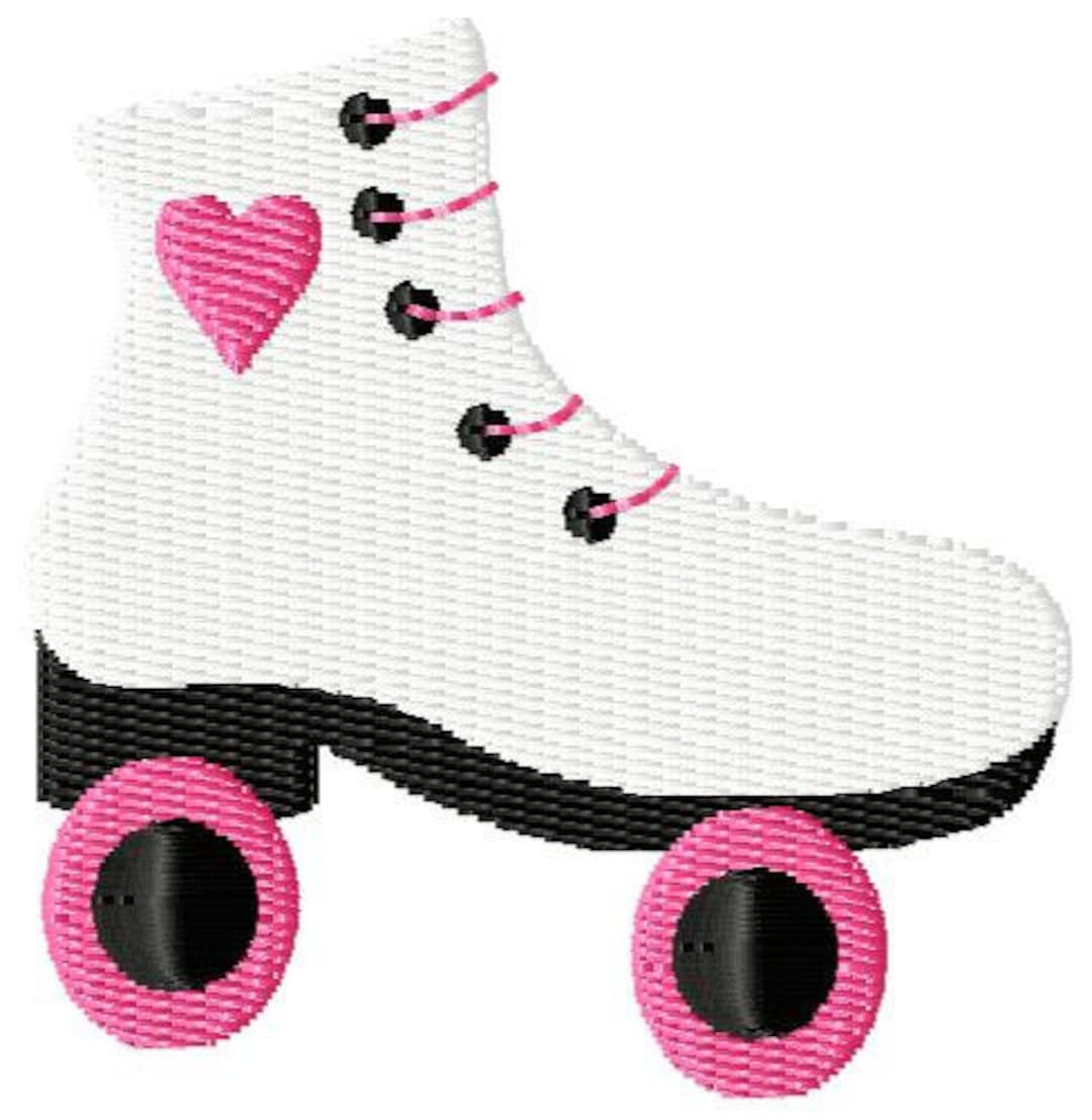 Roller Skate Mini Machine Embroidery Design - Etsy