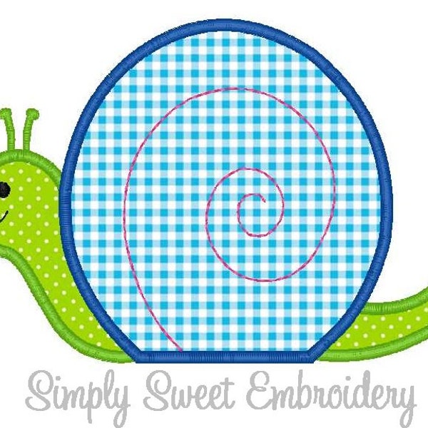 Snail Applique - Etsy