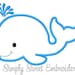 Cute Whale Applique Machine Embroidery Design - Etsy