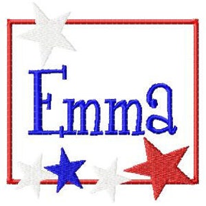 Star Frame Machine Embroidery Design Set - Etsy