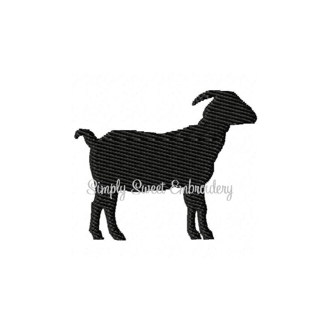 Goat Mini Machine Embroidery Design - 7 Sizes - Etsy