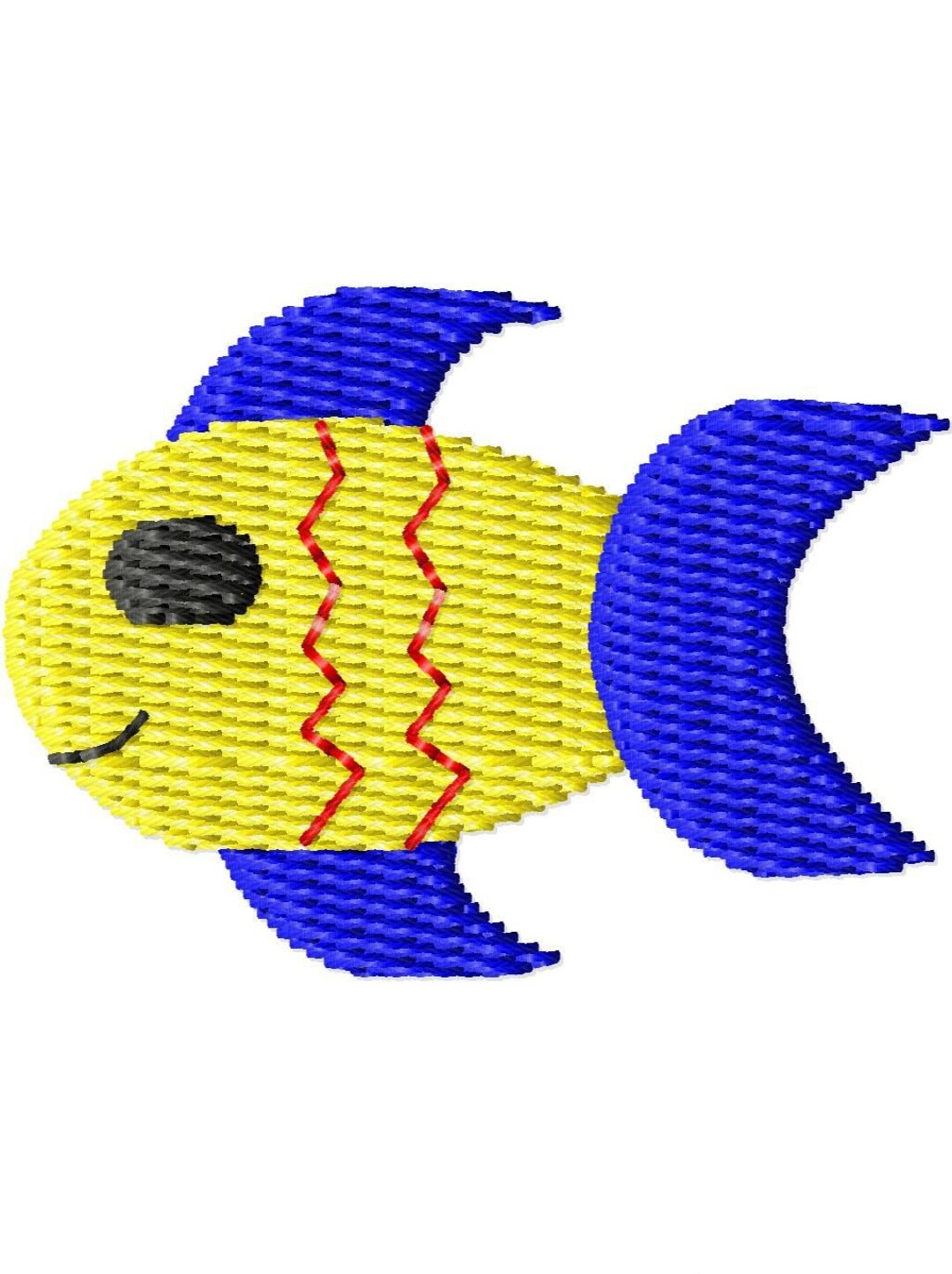 Fish Mini Machine Embroidery Design - Etsy