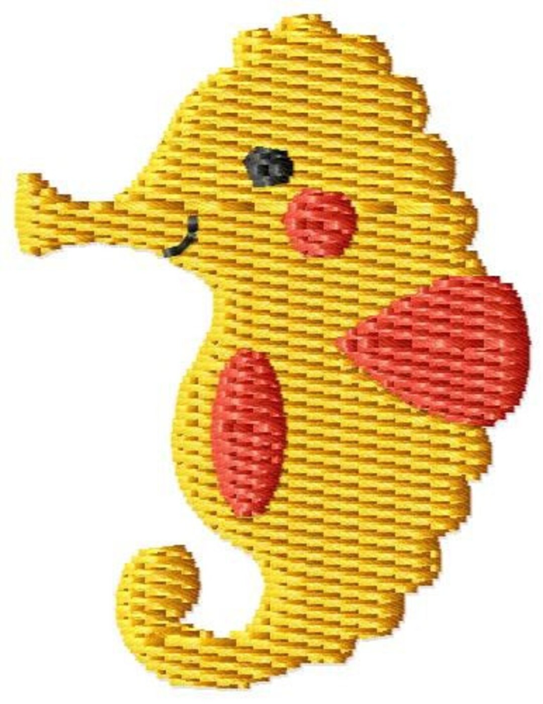 Seahorse Machine Embroidery Design Mini - Etsy