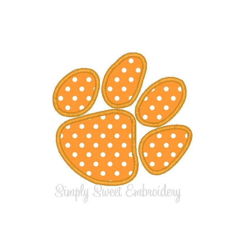 Lsu Tiger Paw Print Logo