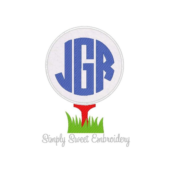 Golf Applique - Etsy