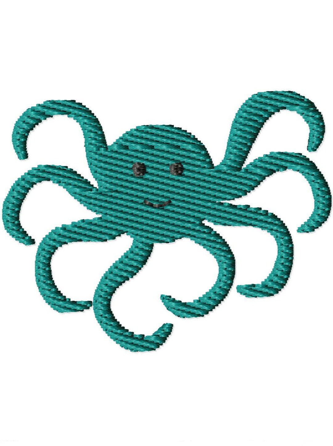 Octopus Mini Machine Embroidery Design - Etsy