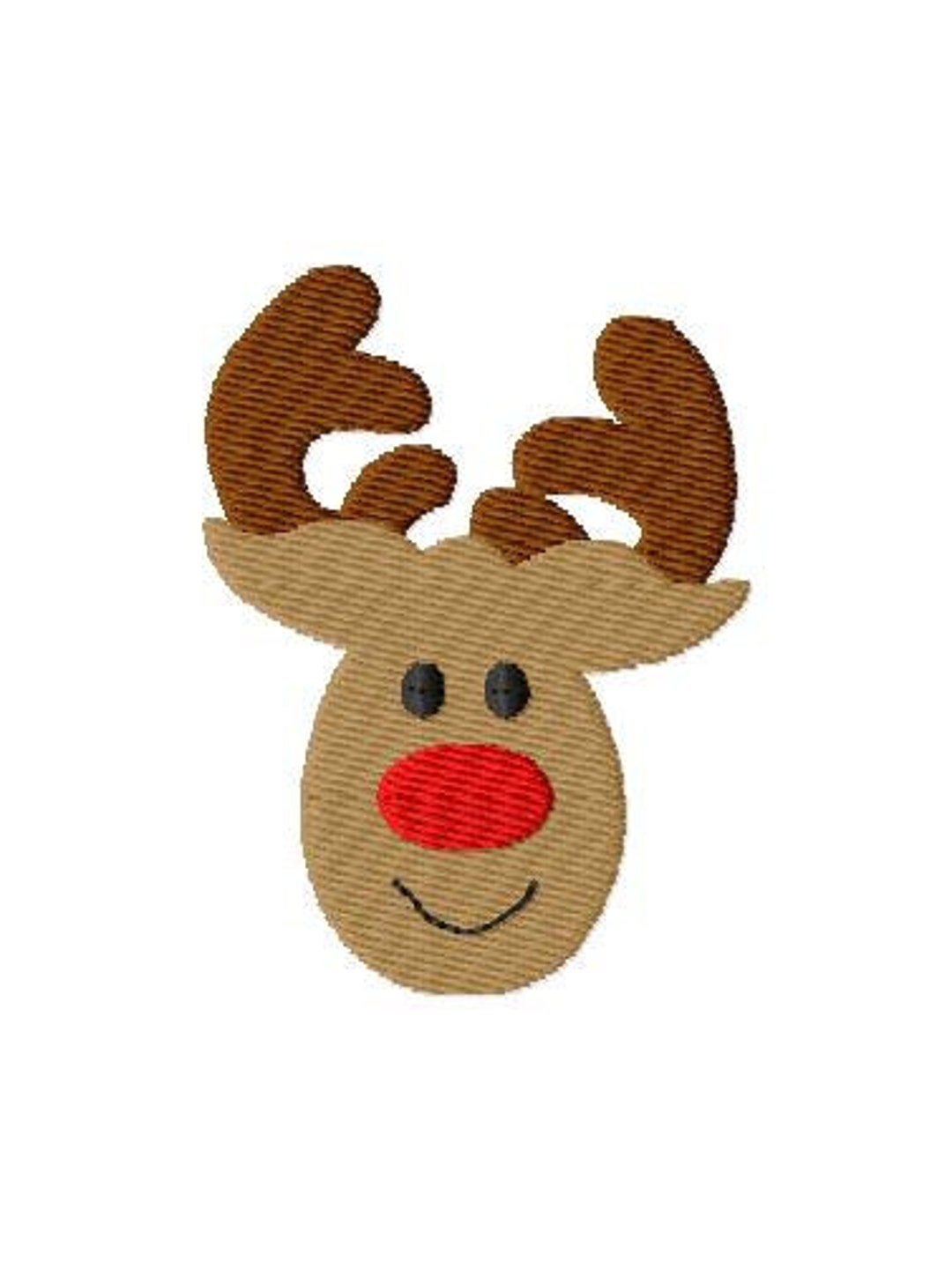 Rudolph Mini Machine Embroidery Design - Etsy