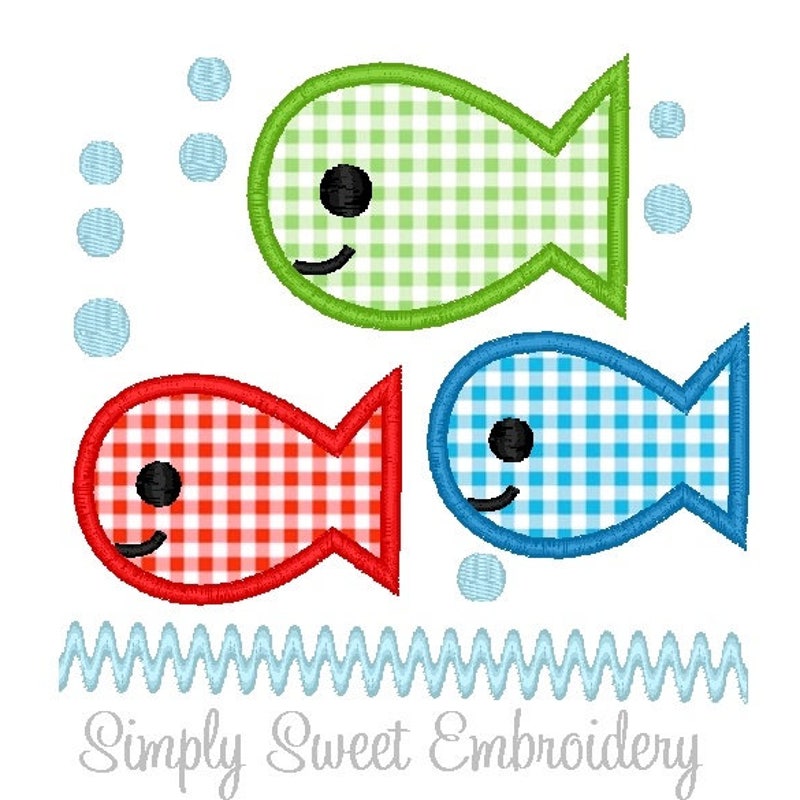 Fish Appliques - Etsy