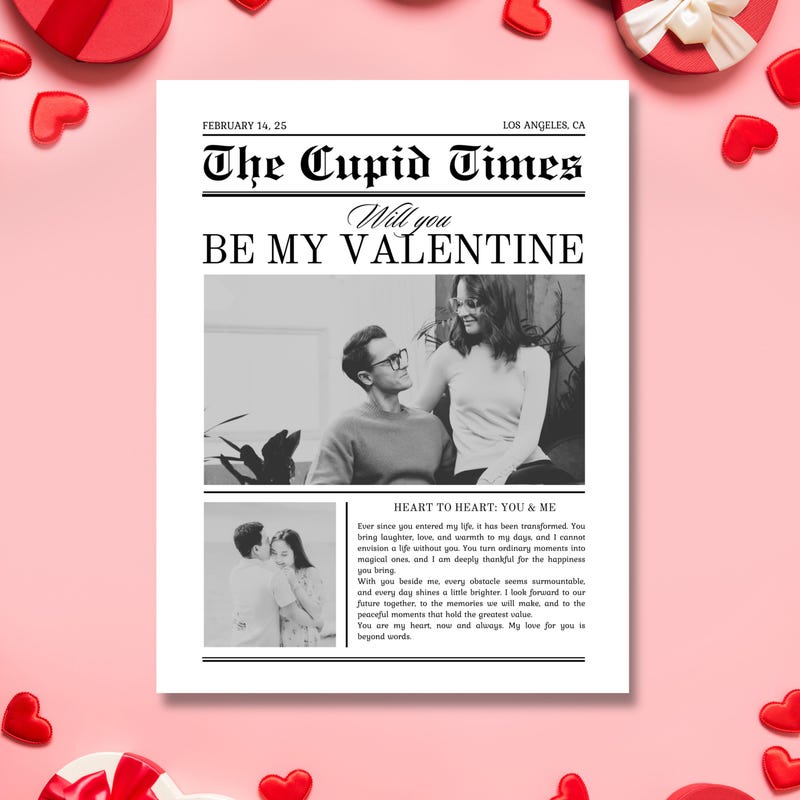 The Cupid Times Template - Etsy