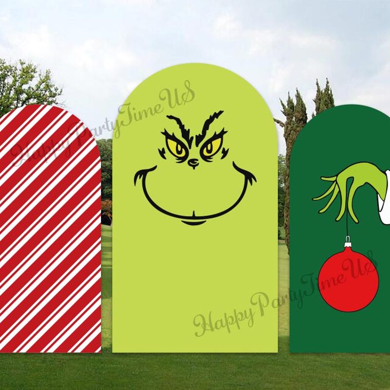 Grinch Backdrop - Etsy