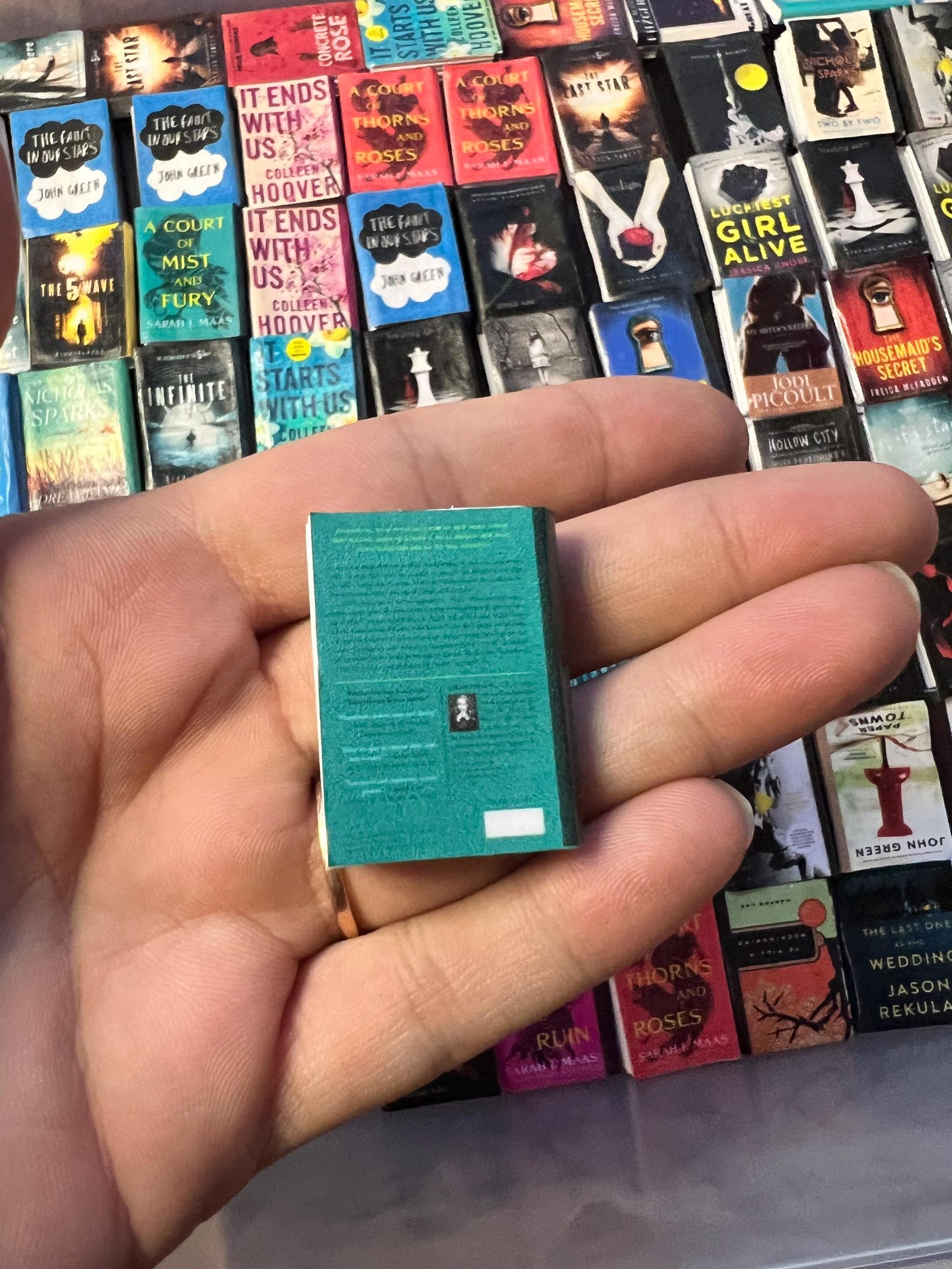 Custom Mini Books| Dollhouse Miniture Decor| Mini Book Gift| Bestseller ...