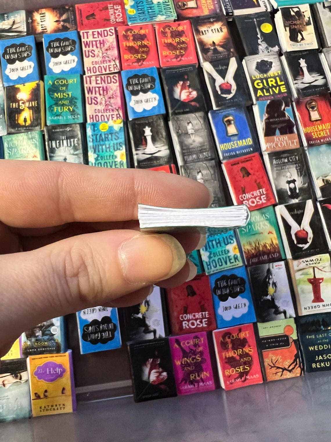 Custom Mini Books| Dollhouse Miniture Decor| Mini Book Gift| Bestseller ...