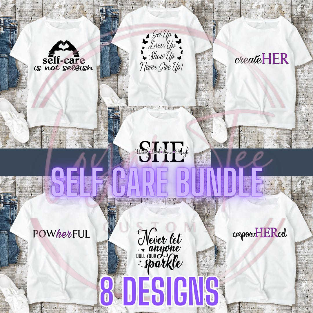 Self Care Bundle for HER - 8 DESIGNS - Etsy