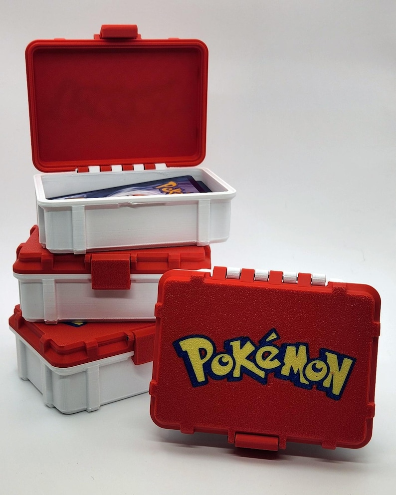 3D Printed Pokémon Deck Box – Custom Card Holder for Trading Cards, TCG ...