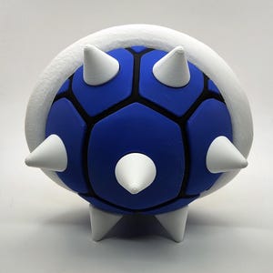 Large 3D Printed Blue Koopa Shell – Iconic Super Mario-inspired ...