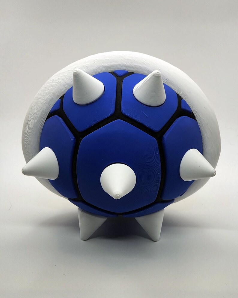 Large 3D Printed Blue Koopa Shell – Iconic Super Mario-inspired ...