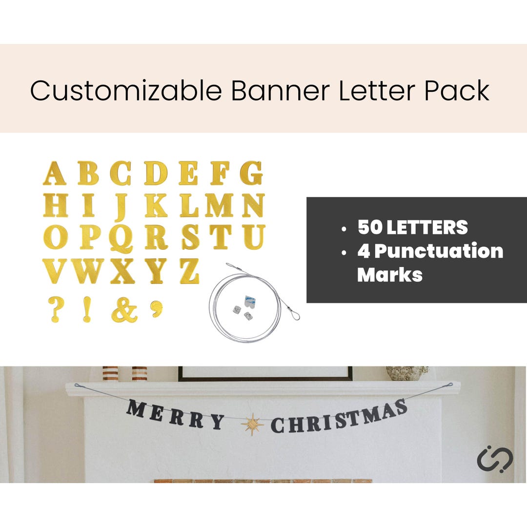 Magnetic Letter Complete Character Collection for Wall/mantle ...