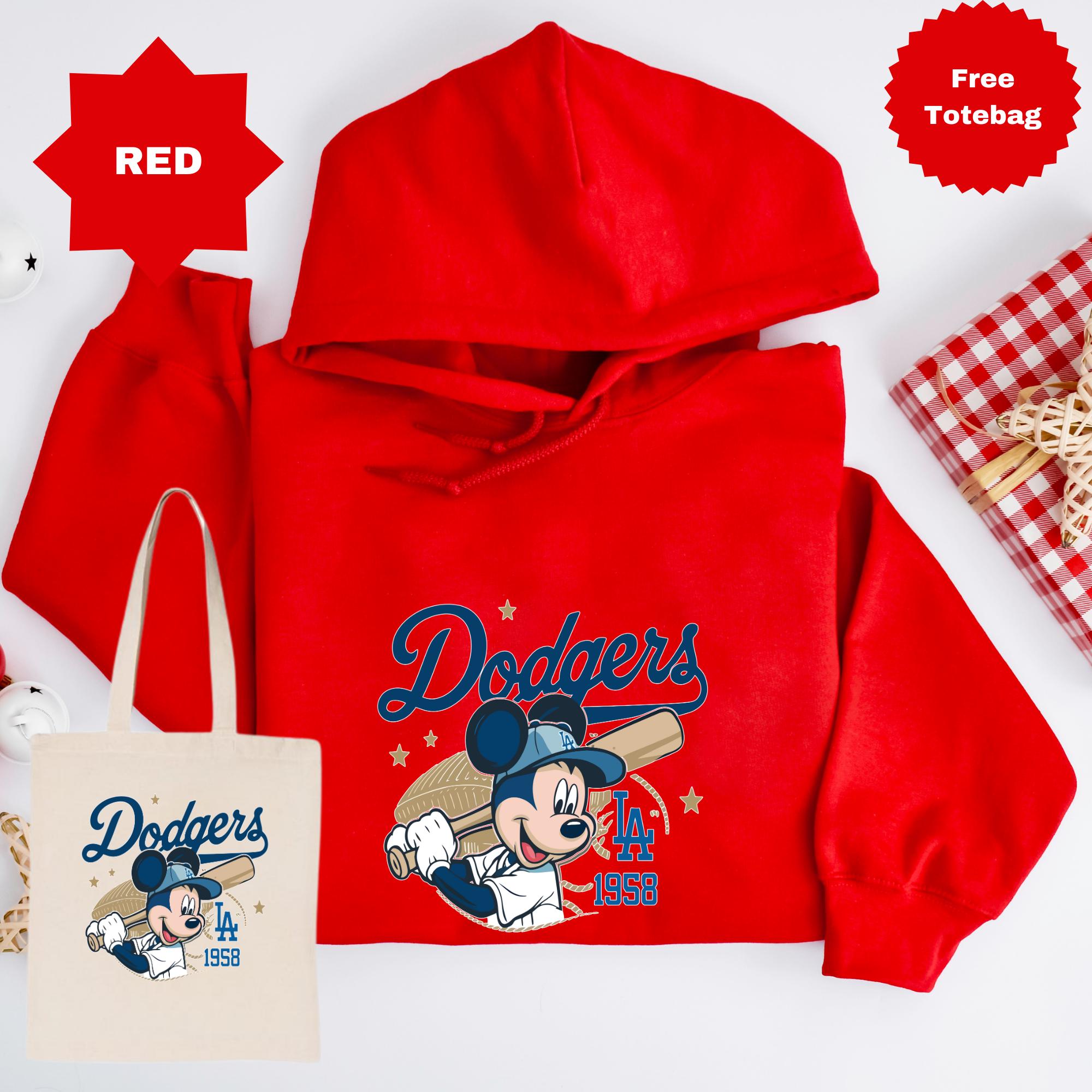 Mickey Mouse Dodgers 1958 Baseball Shirt, Mickey Baseball Shirt, Disney ...
