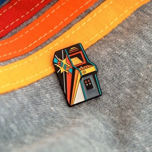 Arcade Game Machine "fight" Enamel Pin - Etsy