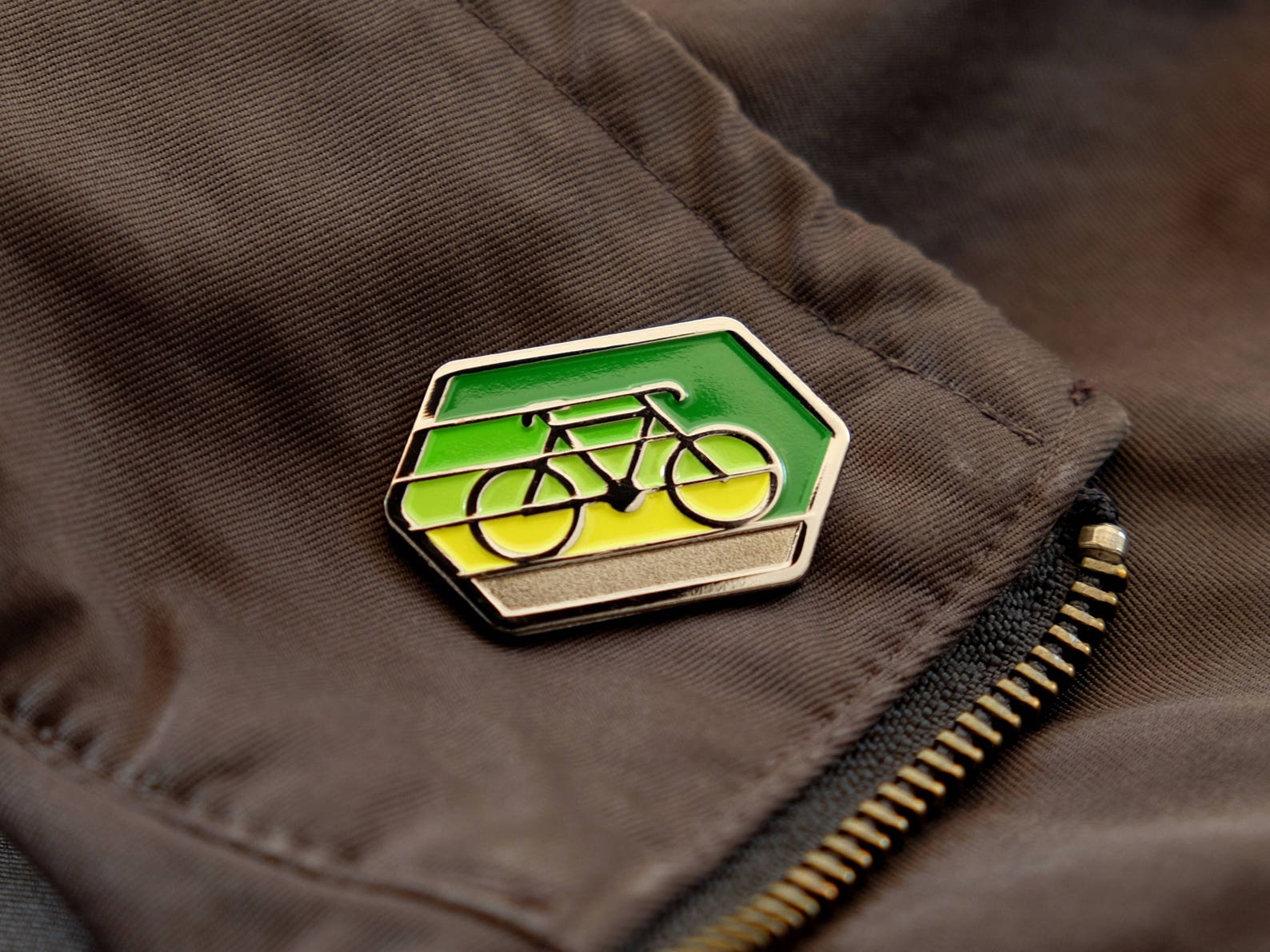 Cyclist Enamel Pin - Etsy