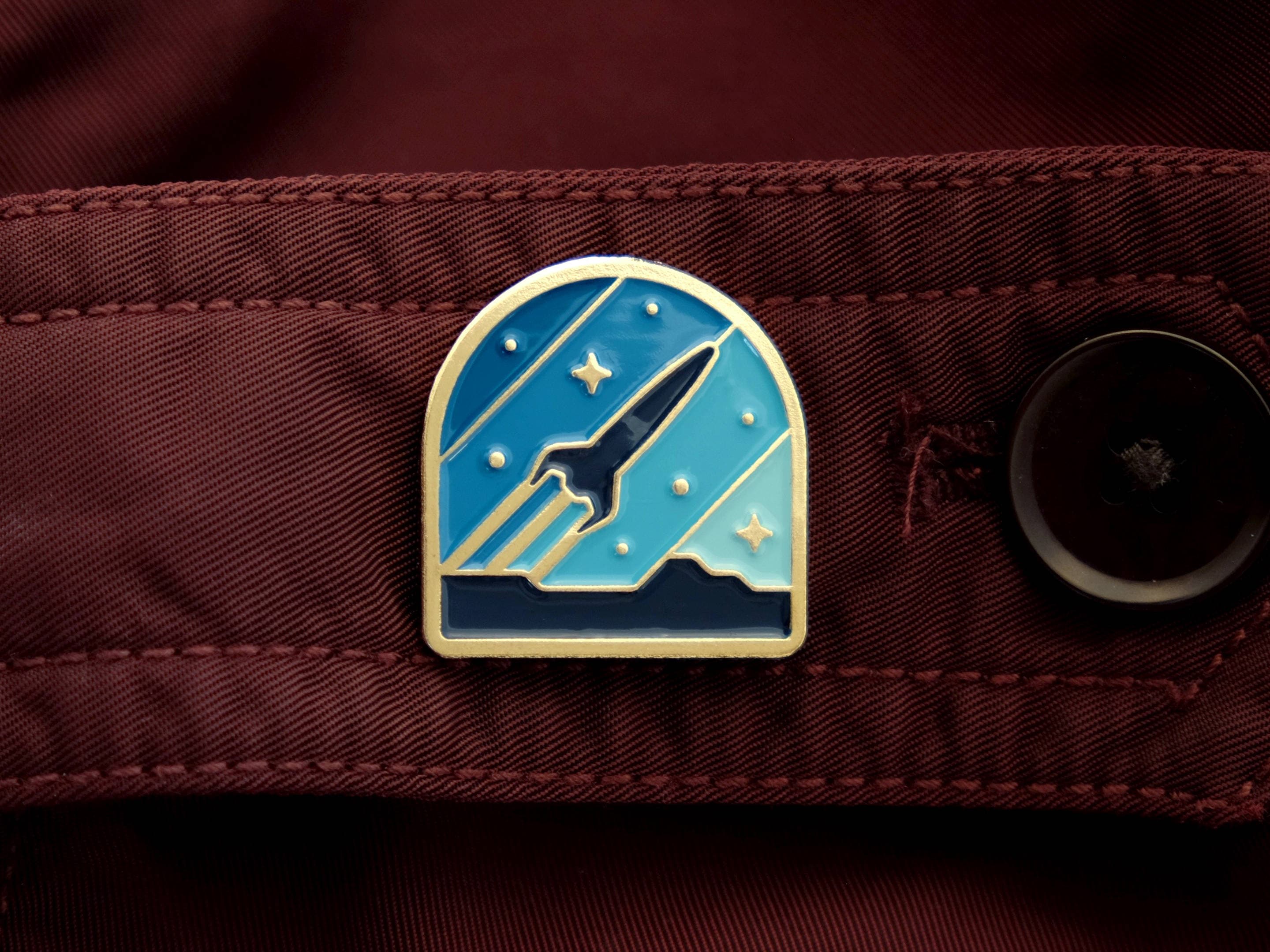 Rocketeer Enamel Pin - Etsy Canada
