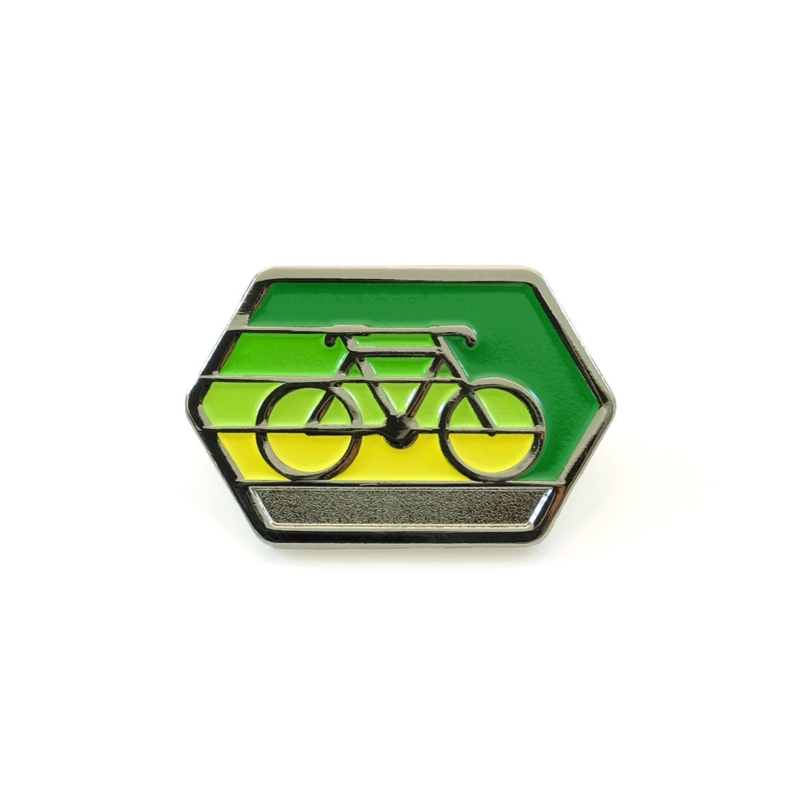 Cyclist Enamel Pin - Etsy