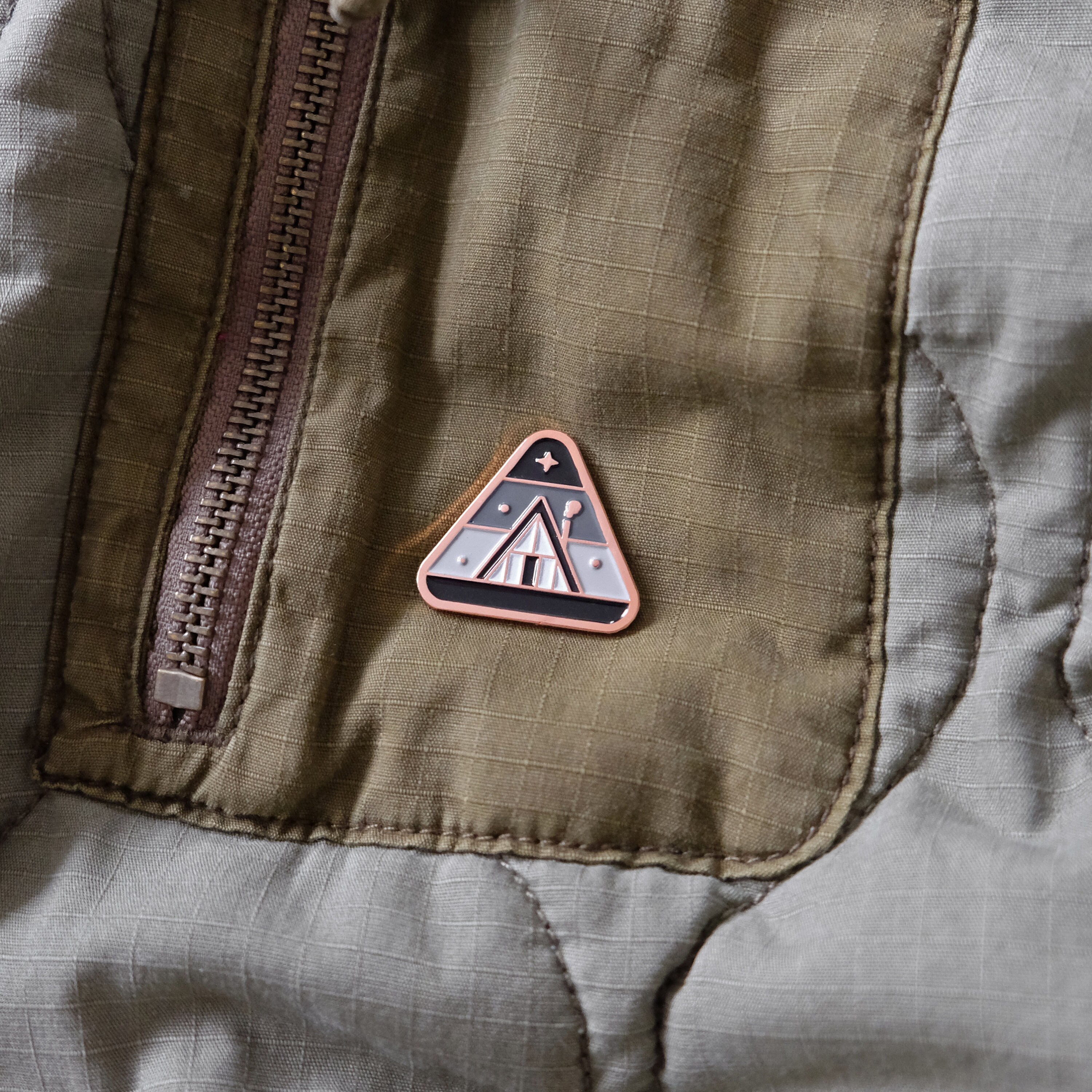 A-frame Cabin Enamel Pin | Etsy