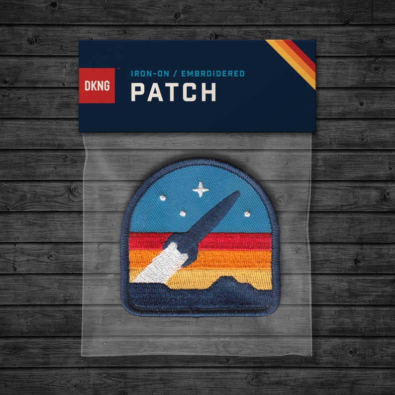 Rocketeer Embroidered Patch | Etsy