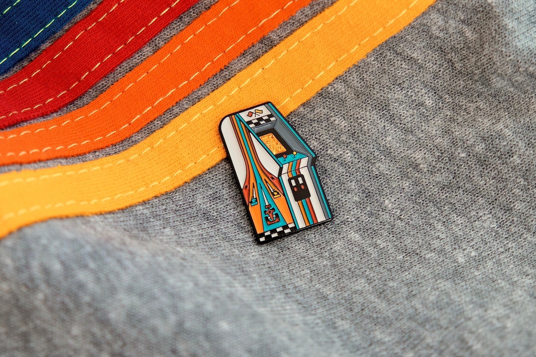 Arcade Game Machine "race" Enamel Pin - Etsy