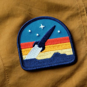 Rocketeer Embroidered Patch - Etsy