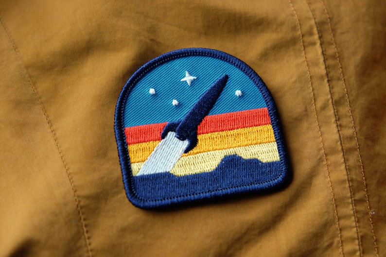 Rocketeer Embroidered Patch - Etsy