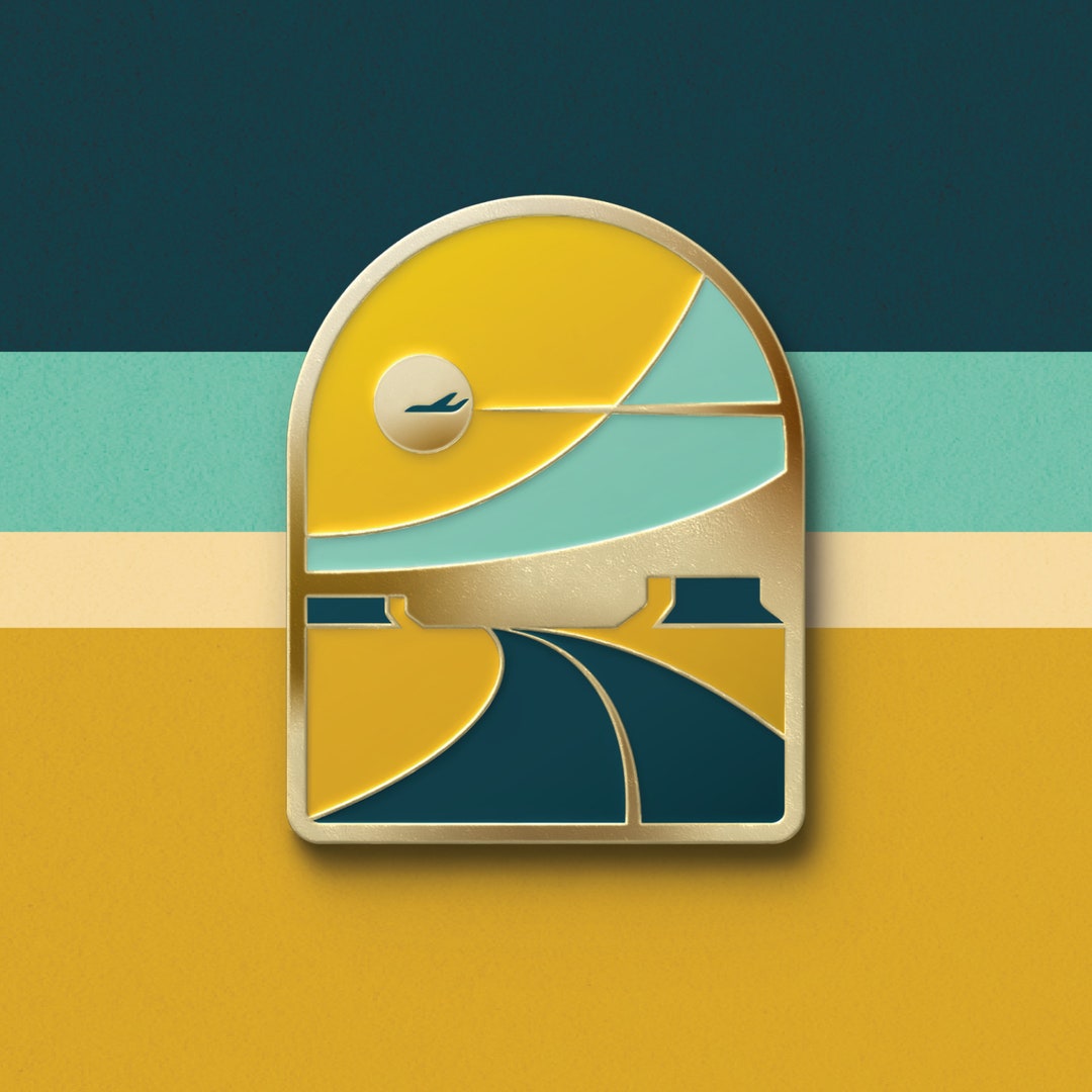 Horizons "desert" Enamel Pin - Etsy