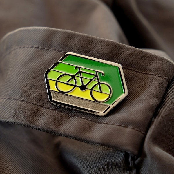 Bicycle Enamel Pin - Etsy