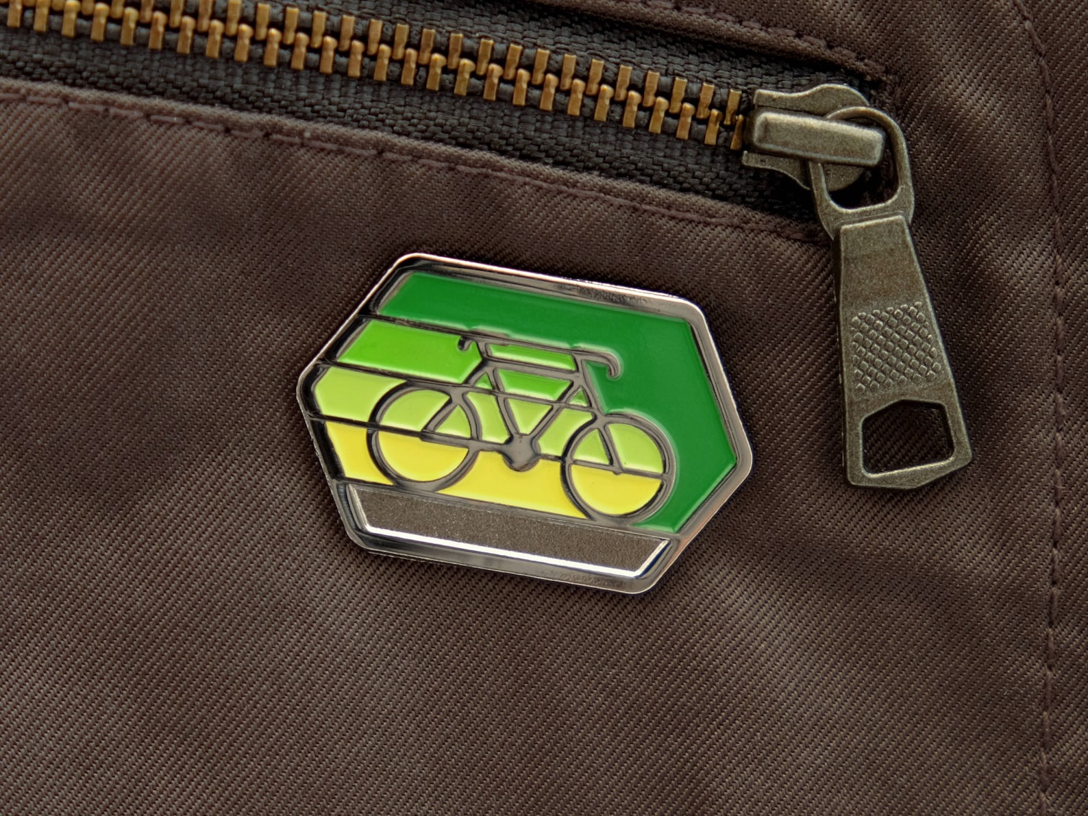 Cyclist Enamel Pin - Etsy