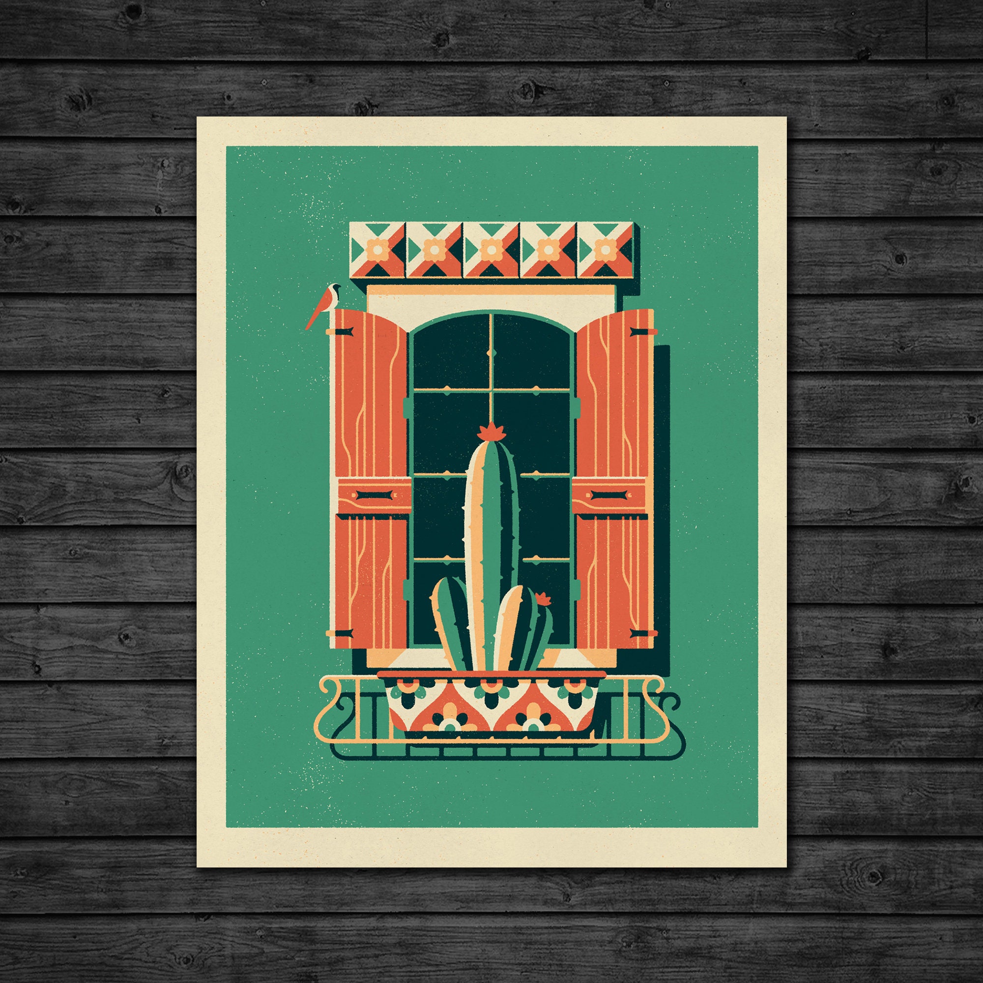 Oaxaca Art Print Southwestern/Mexico Window & | Etsy
