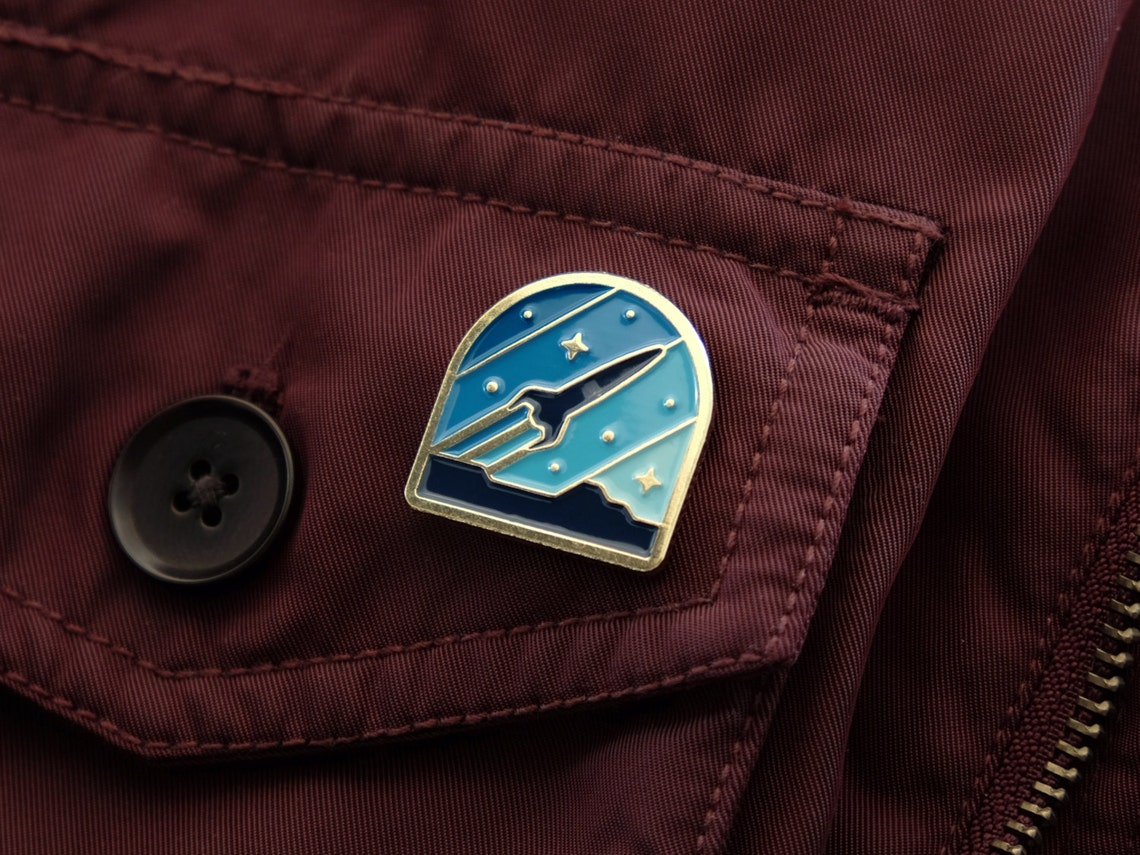 Rocketeer Enamel Pin - Etsy Canada