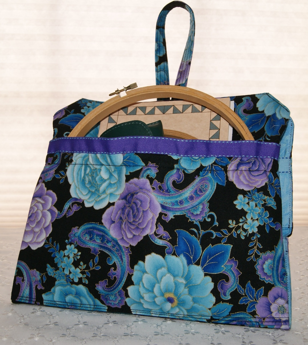 Thread Floss Organizer, Cotton Fabric Pouch Pockets, Sewing Notions ...