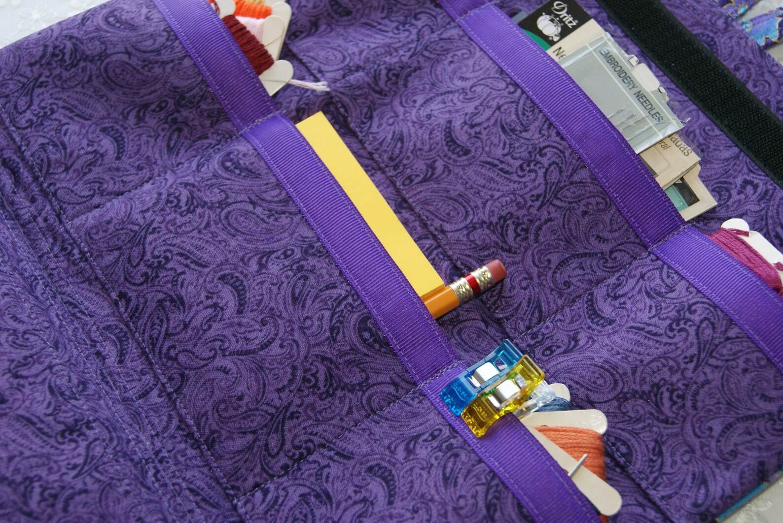 DMC Floss Embroidery Thread Organizer Cotton Fabric Notions - Etsy