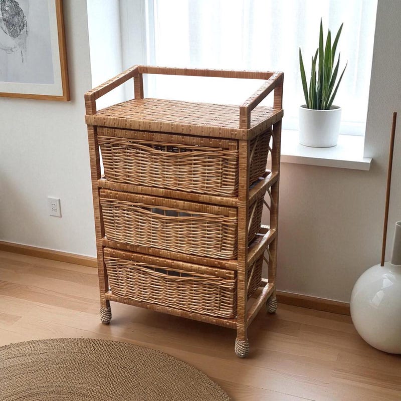 Wicker Shelf - Etsy