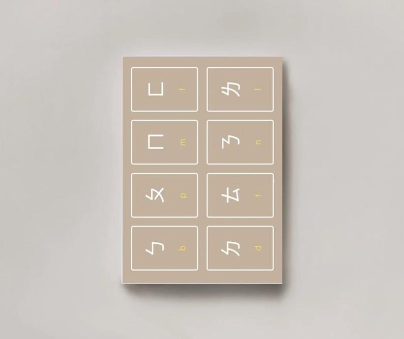 Pinyin Flashcards: Master Mandarin With Ease! - Etsy