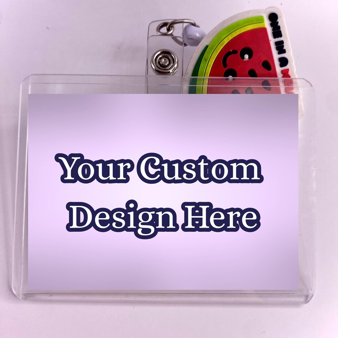 Customizable Badge | Glitter ID Name Tag | Cute Personalized ...