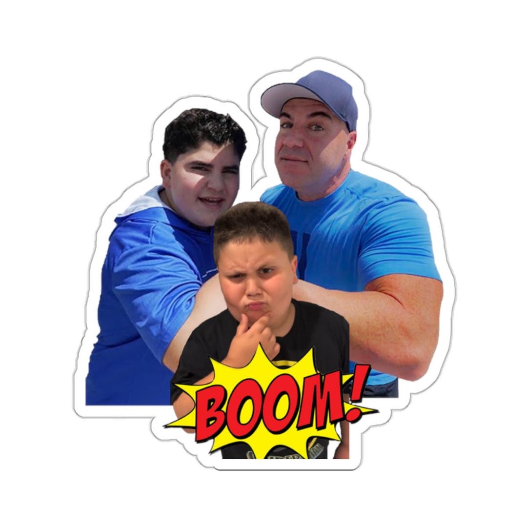 Costco Guys Big Justice Aj the Rizzler Kiss-cut Stickers, Vinyl Decal ...